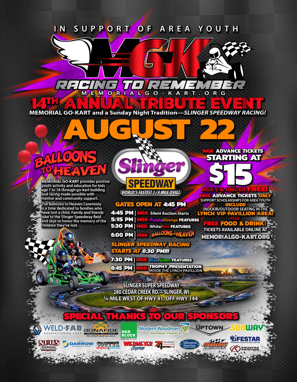 Events – Memorial Go-Kart